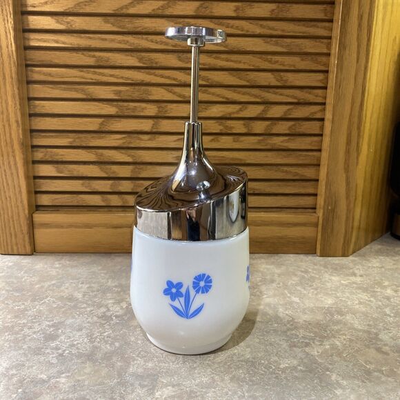 Gemco | Dining | Vintage Gemco Americana Blue Delft Flower Food Chopper ...